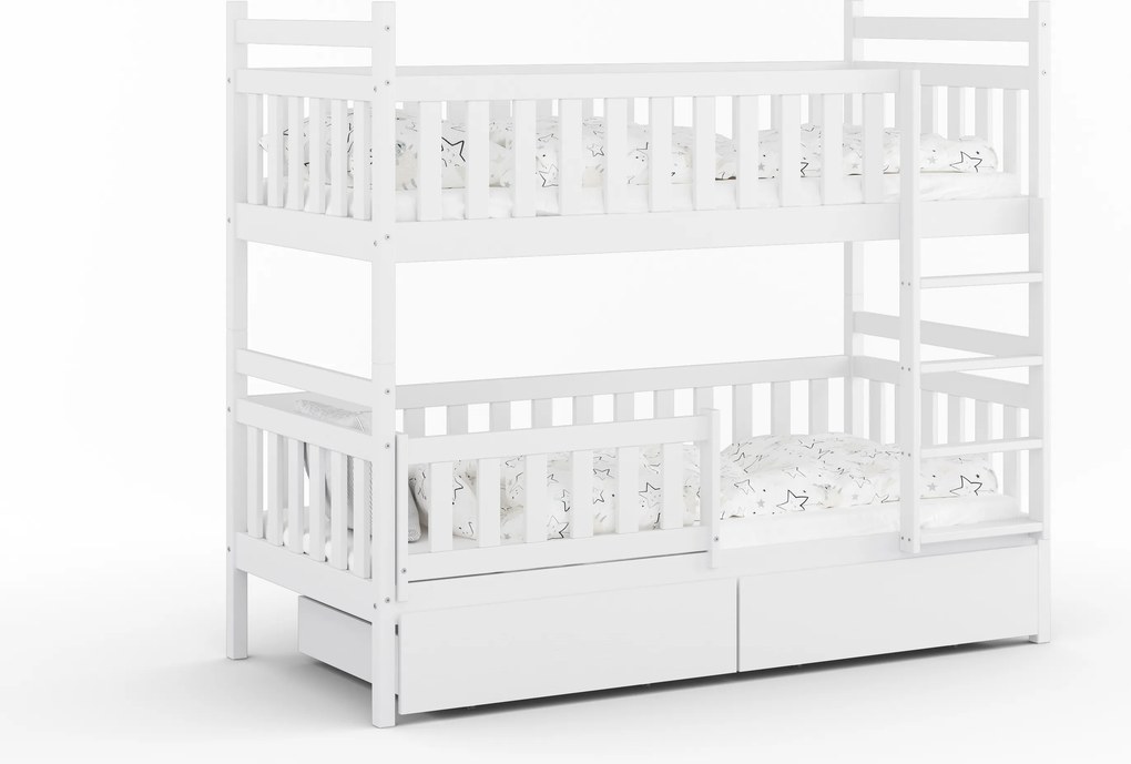Rkids | Patrová postel Rino 90x180 Bílá