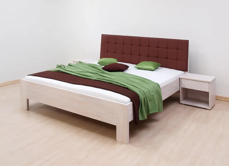 BMB Denerys Paradise postel - buk Moření: Antracit, Provedení: Buk průběžný, Typ: ostré rohy, Rozměr: 160 x 200 cm