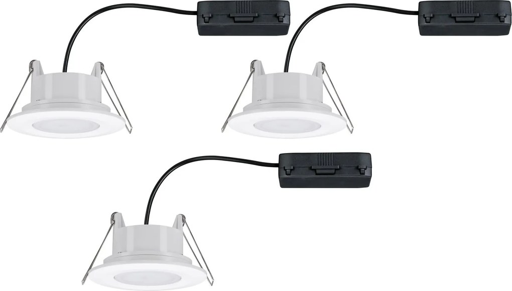 P 92999 HomeSpa LED vestavné svítidlo Calla IP65 1x5,5W 230V WhiteSwitch výklopné 3ks sada včetně sv. zdroje - PAULMANN