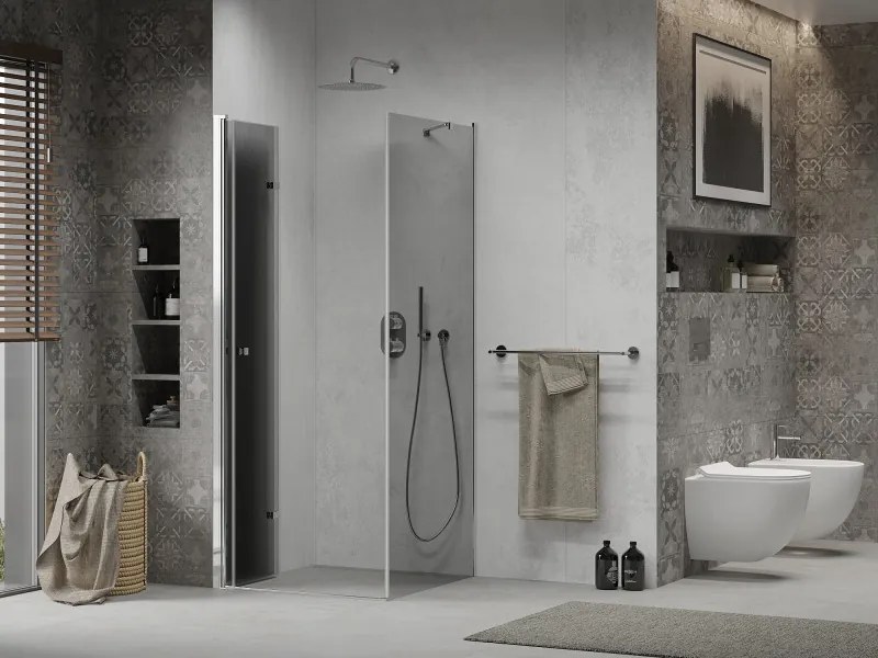 Mexen Lima sprchový kout 90x90cm, 6mm sklo, chromový profil-šedé sklo, 856-090-090-01-40