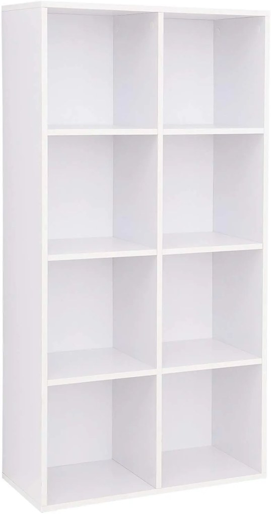 SONGMICS Knihovna velká bílá 66x130 cm