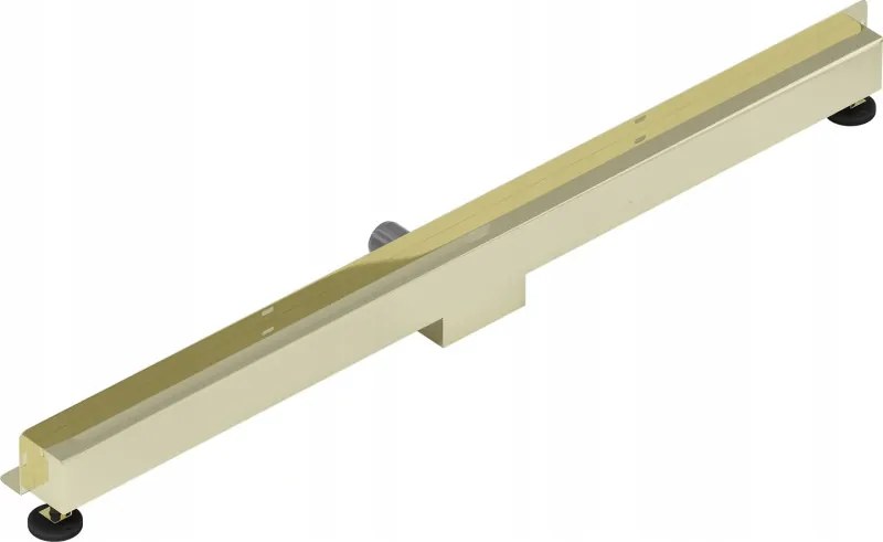 Mexen Flat Wall nástěnný lineární odtok 2v1 120 cm, zlatý - 1530120