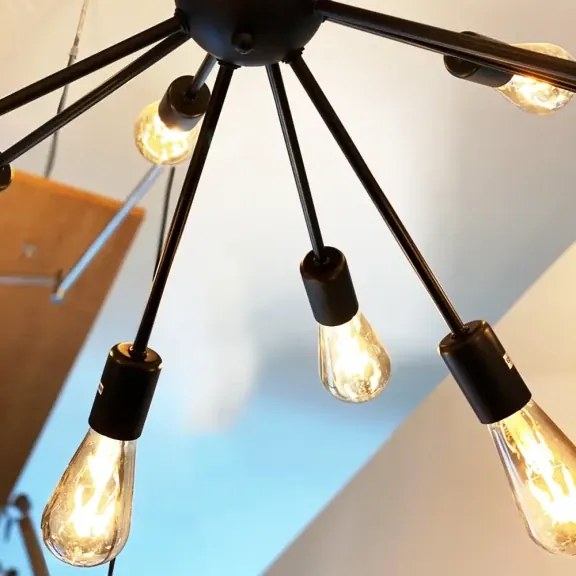 Designový lustr Orbit černé