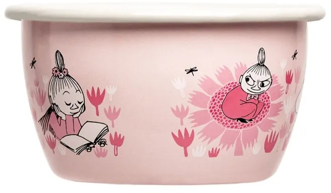 Miska Moomin Girls 0,3l, smalt / růžová