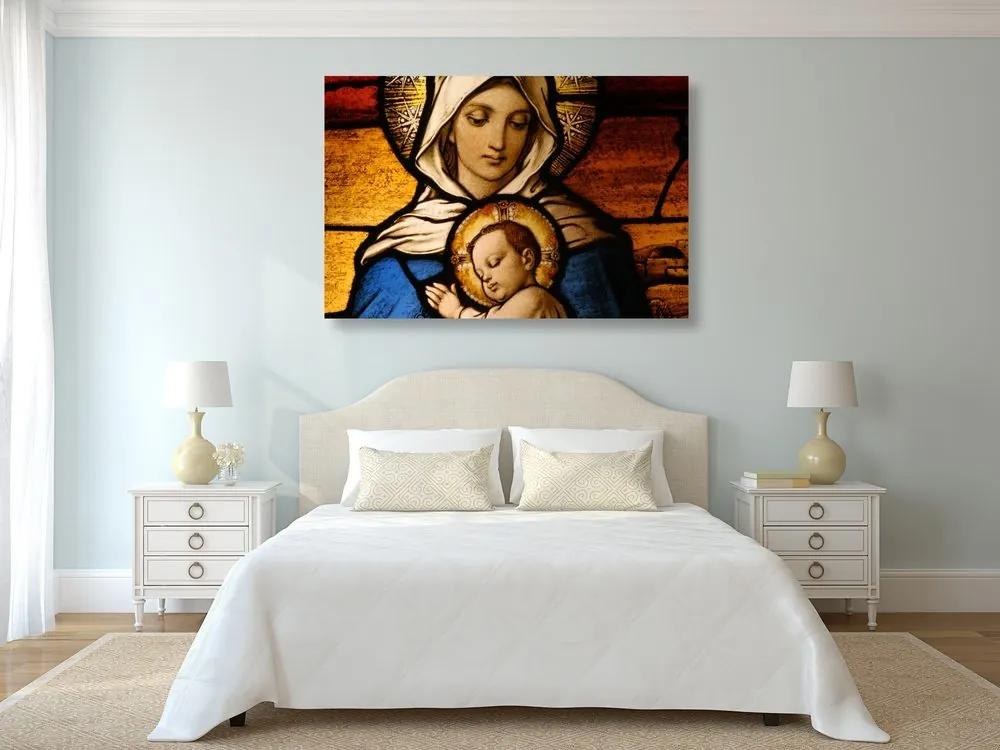 Obraz Panna Marie s Ježíškem - 60x40 cm