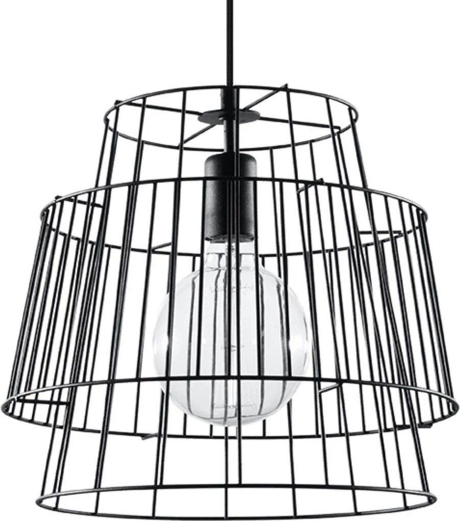 Sollux Lighting Závěsné svítidlo GATE černé