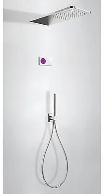 TRES - Termostatický podomítkový elektronický sprchový set SHOWER TECHNOLOGY Včetně elektronického ovládání (bílá barva). Z 09286554