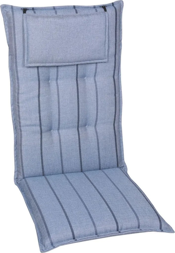 Go-De Textil Go-De Zahradní poduška, oboustranná. (vysoká opěrka, 2 kusy, modrá)