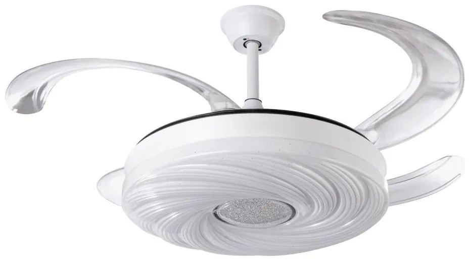 LED Stmívatelný stropní ventilátor LED/60W/230V + dálkové ovládání W-FSD8020/WEN
