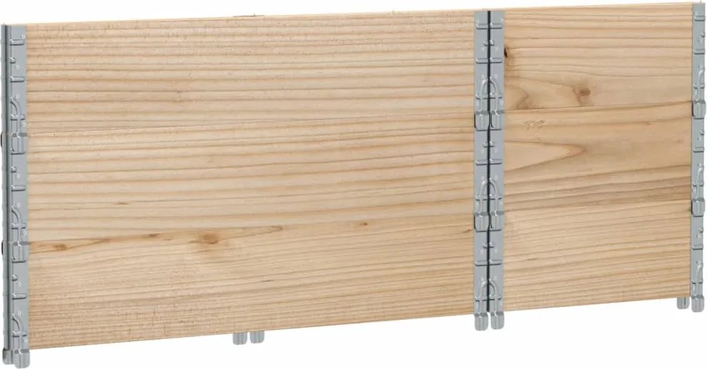 Zahradní truhlík 100 x 50 cm masivní borové dřevo 3295427