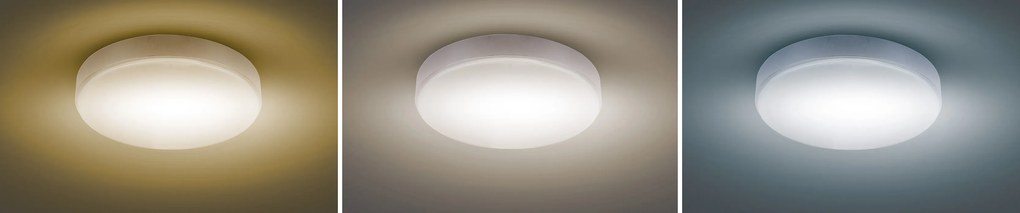 Solight LED osvětlení LECCE s dálkový ovladačem, 36W, 2160lm, 30cm, změna chromatičnosti, stmívatelné, bílá