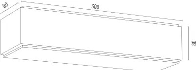 Argon 8366 - Nástěnné svítidlo CARLSON 1xE27/15W/230V 30 cm černá