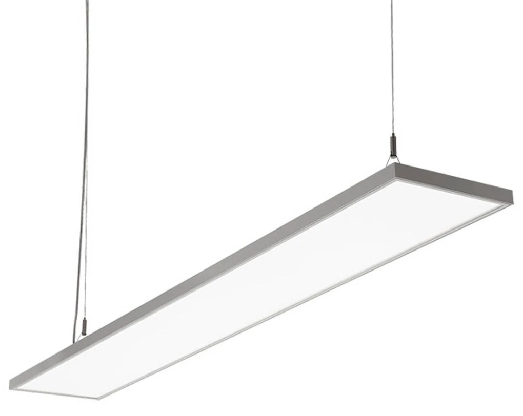 LED závěsné světlo C95-P, stříbrošedá, 149,4 cm