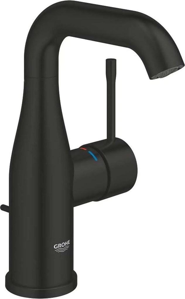 Grohe Essence New - Umyvadlová baterie s výpustí, matná černá 234622431