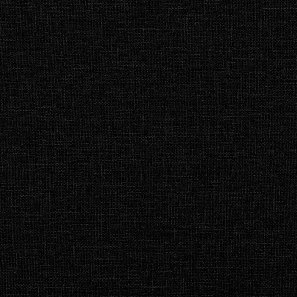 Petromila 2místná pohovka černá 120 cm textil