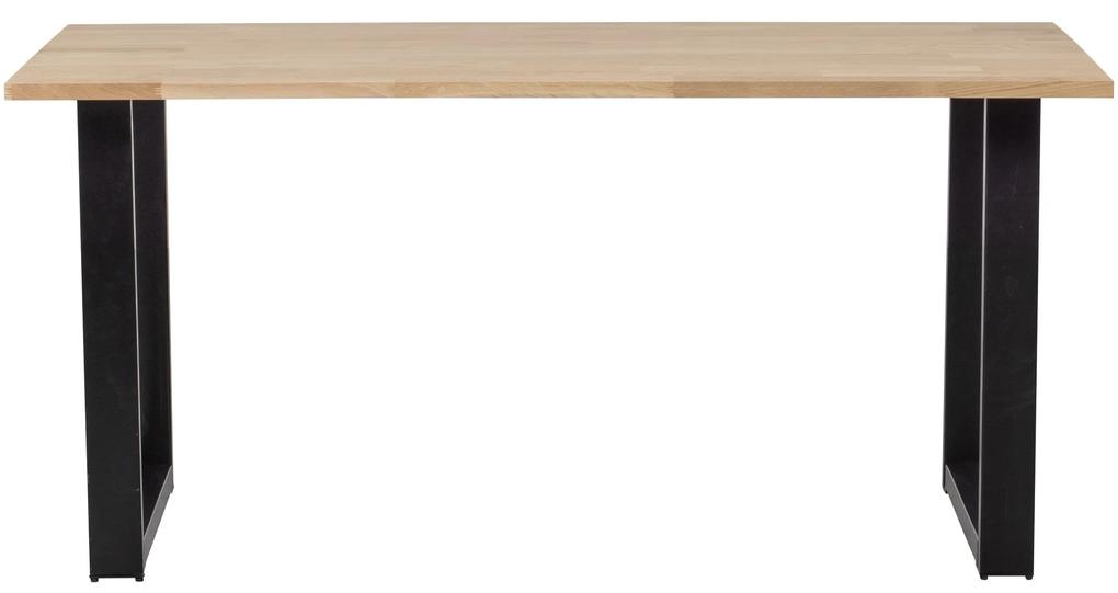 WOOOD Jídelní stůl TABLO dub světlý 160x 90 cm (U noha)