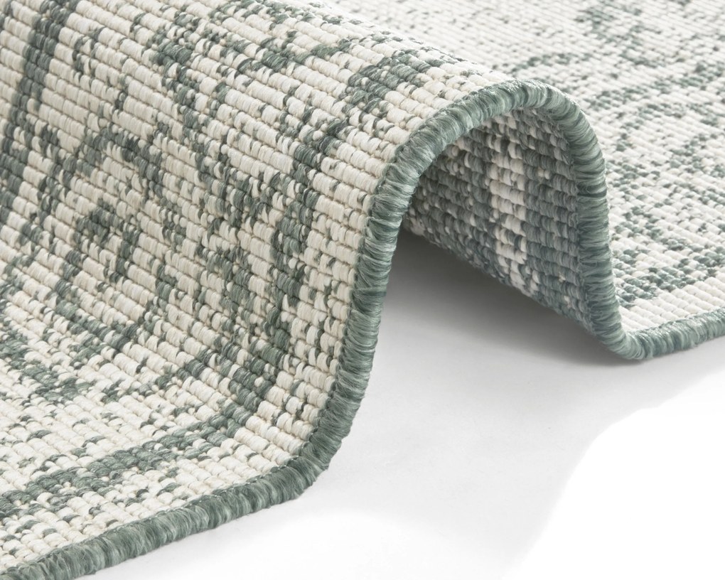 NORTHRUGS - Hanse Home koberce Kusový koberec Twin Supreme 103869 Cebu Green/Cream – na ven i na doma - 240x340 cm