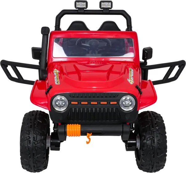 Elektrické autíčko Jeep Monster červené