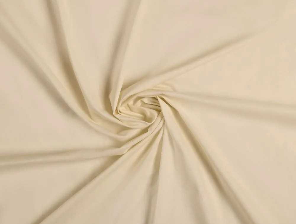 TOP Prostěradlo bavlněné napínací 180x200 Smetanové