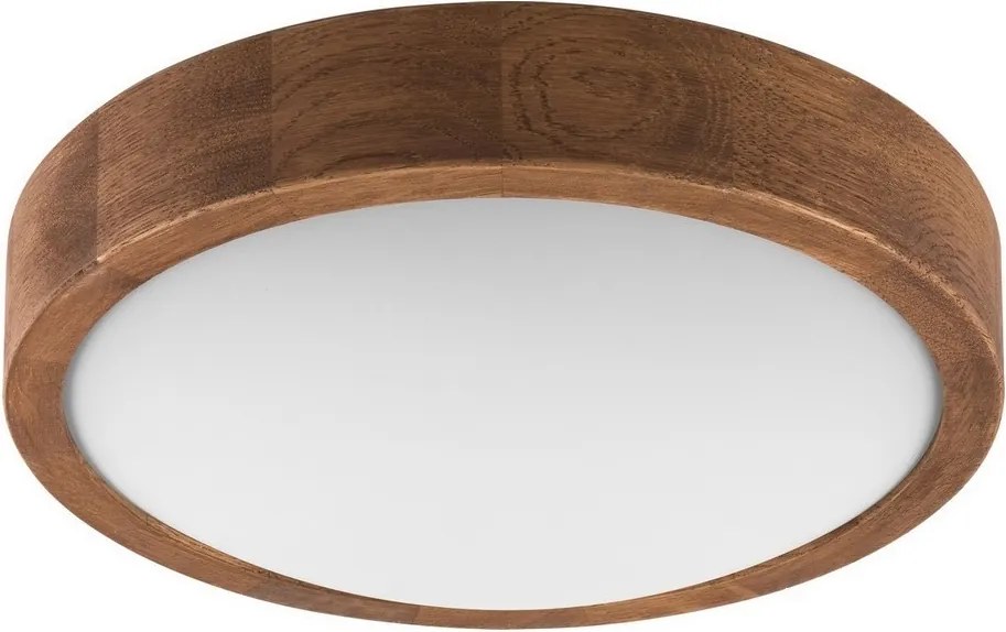 Brilagi - LED Stropní svítidlo CARVALHO SLIM 1xE27/15W/230V dub třešeň pr. 27 cm