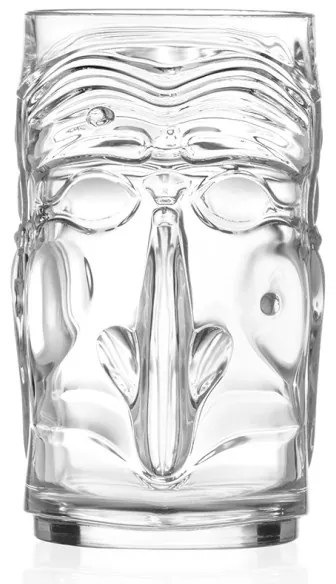 RCR SKLENICE NA VODU TIKI PULCINELLA 450ML SADA 4 KS
