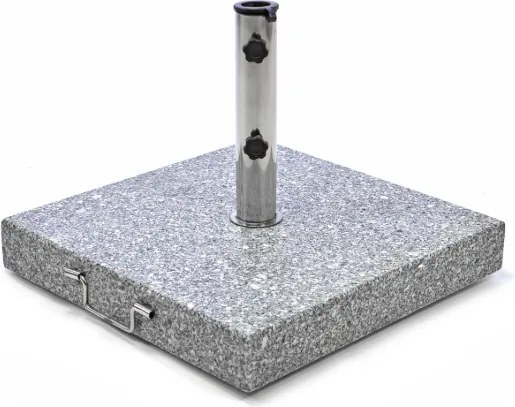 Stojan na slunečník, žula / nerezová ocel, 50 kg