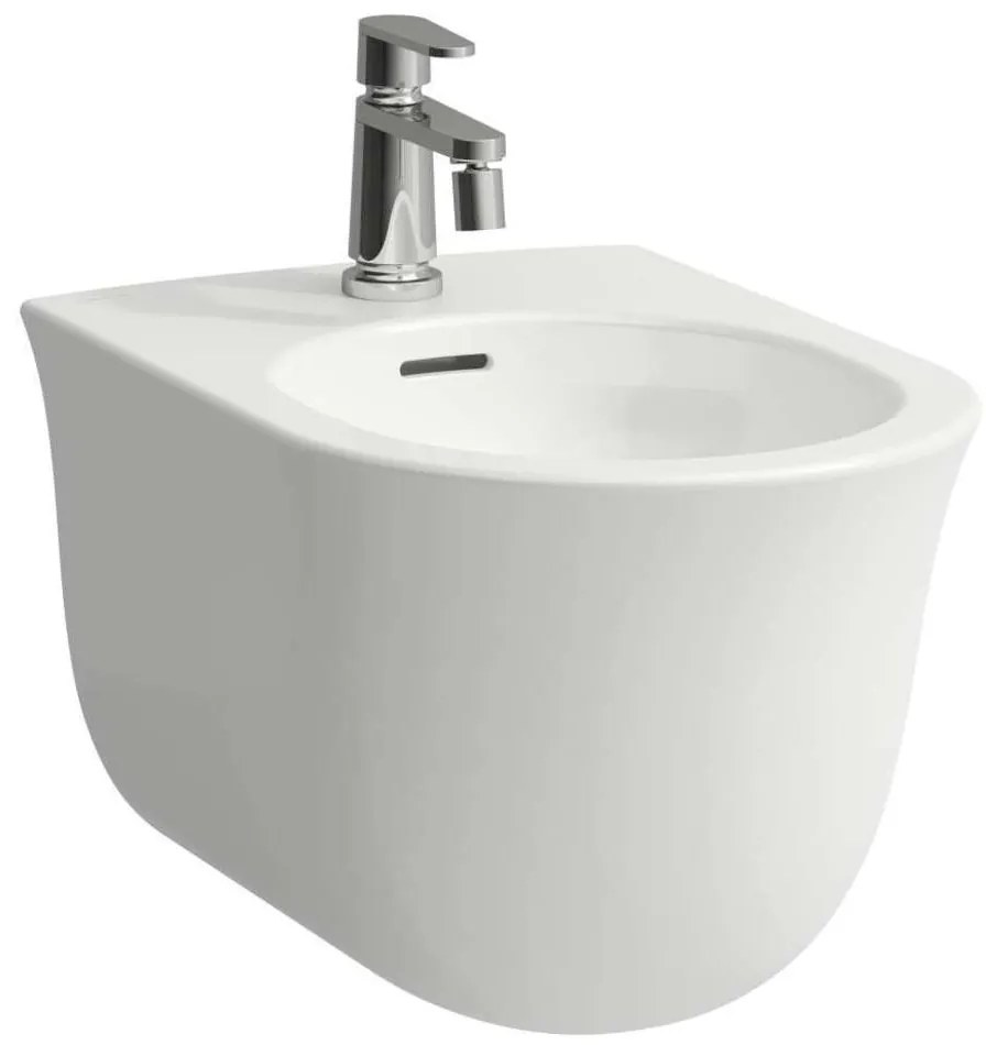 Laufen The New Classic - Závěsný bidet, otvor pro baterii, bílá H8308510003021