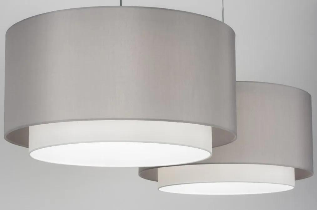 Závěsné designové šedé svítidlo Napolitana Yersey