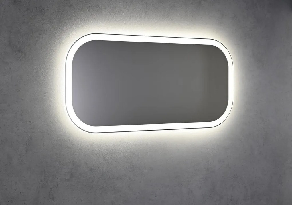 Sapho Sapho, MANOR zrcadlo s LED osvětlením 50x100cm, MN500