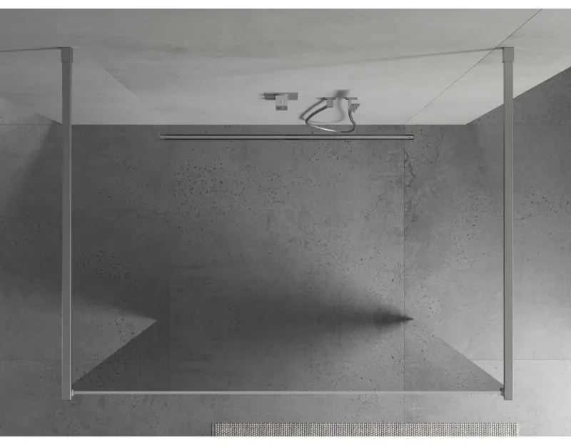 Mexen Kioto volně stojící sprchová zástěna 110 x 200 cm, Zrcadlo, Chromovaná - 800-110-002-01-50