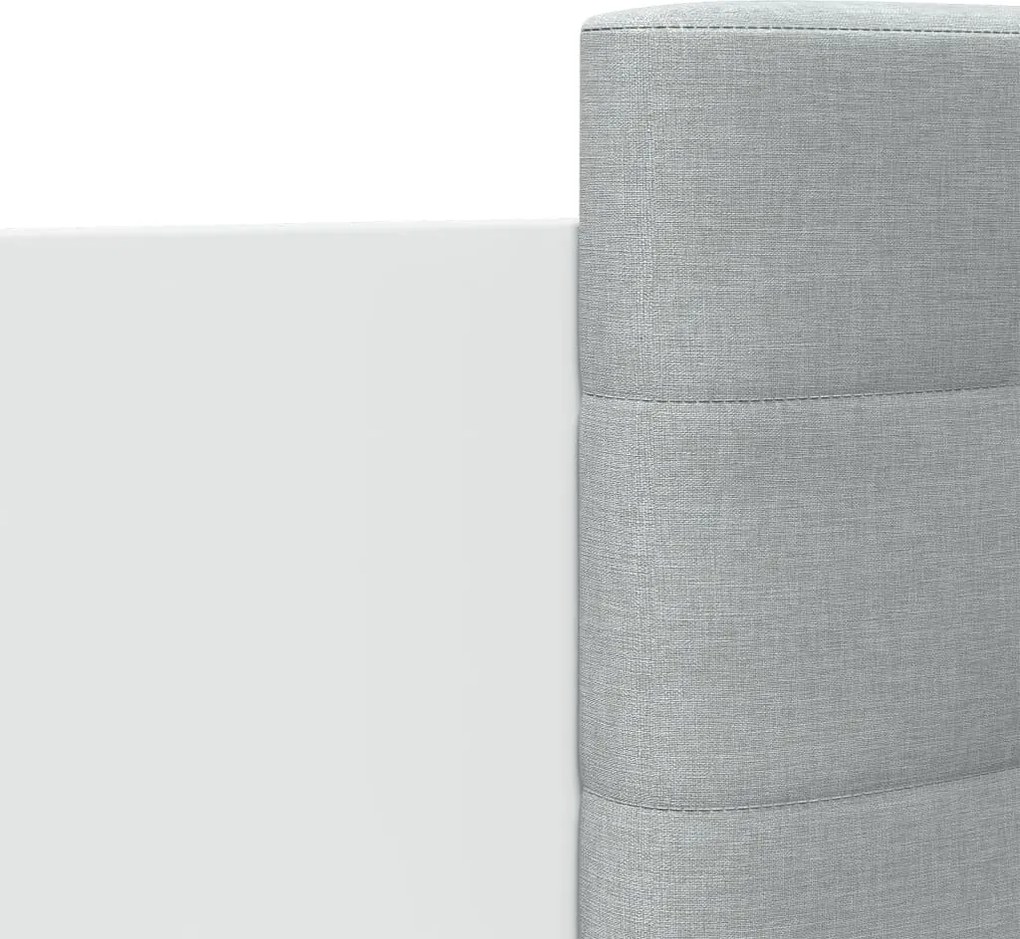 Rám postele s čelem bílý 75 x 190 cm kompozitní dřevo 3209975