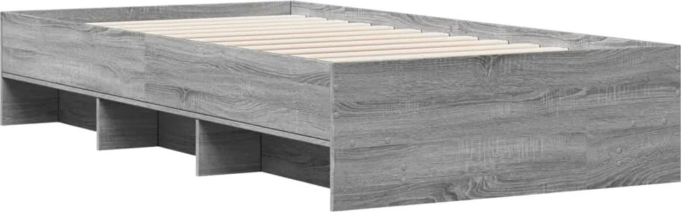 Rám postele šedý sonoma 90 x 190 cm kompozitní dřevo 3295707