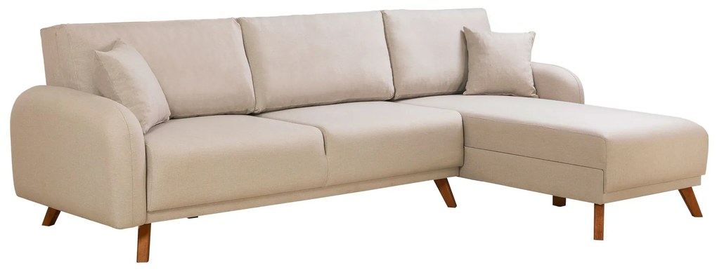 Hanah home Rohová pohovka HERA krémová pravá 297 cm 867UNQ1943