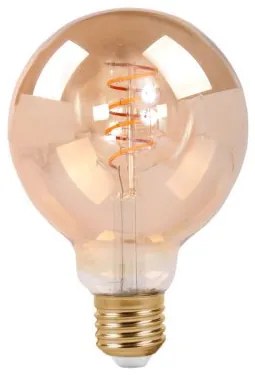 MILAGRO LED SPIRAL BULB AMBER, MI-554, E27, G80, 6W, 420,