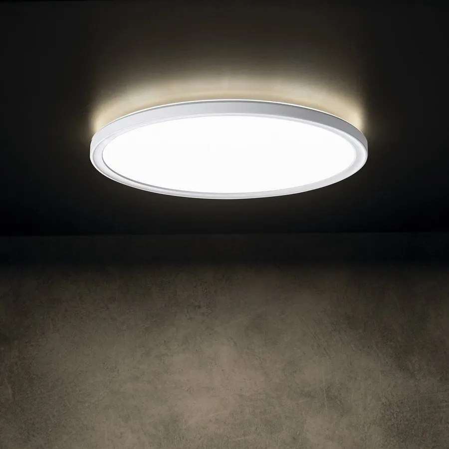 KANLUX KANLUX, AZPO stropní LED svítilna, průměr 225mm, 11,8W, 3000/4000/6000K, IP54, bílá, 31512