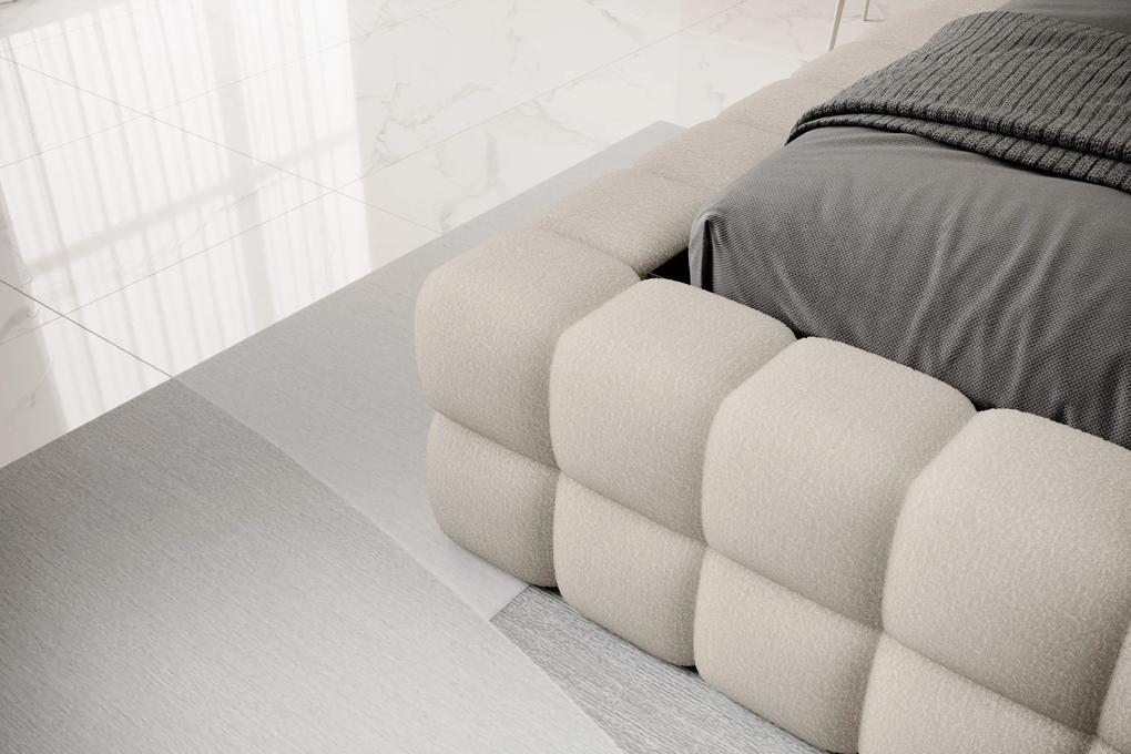 Eltap Čalouněná postel Dizzle Materiál a barva potahu: Touch 18 - béžová, Rozměry (cm): 140x200