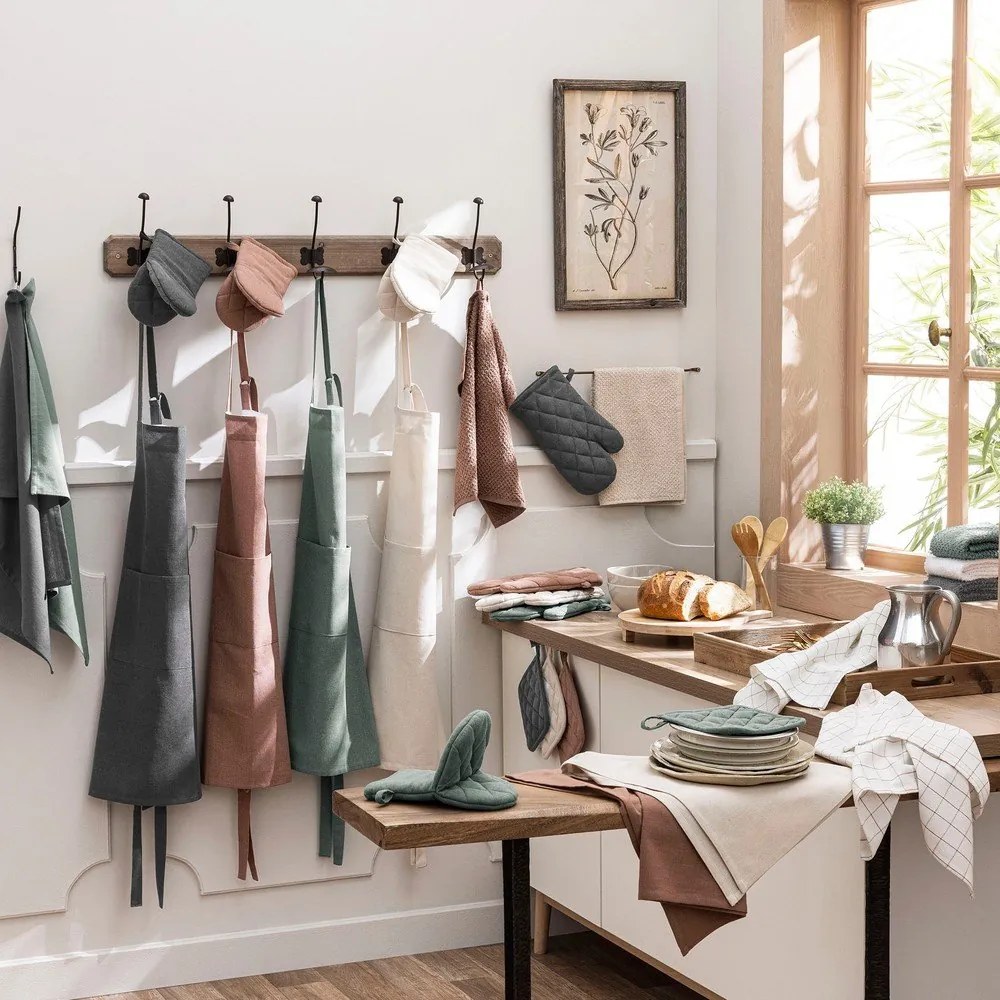 Set kuchyňské rukavice a chňapky 2 ks Gourmet – douceur d'intérieur