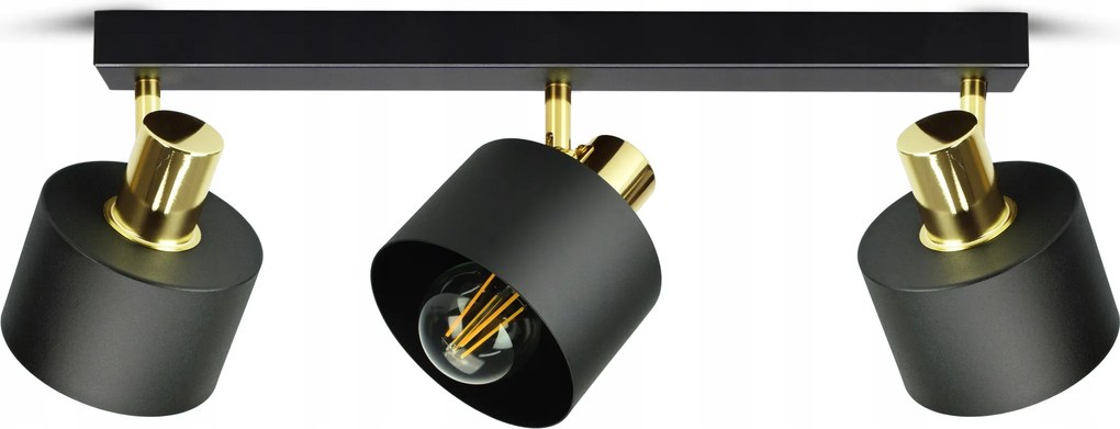 Stropní Svítidlo Lustr Stropní Svítidlo Classic Spot BG3 Led E27 Black Gold