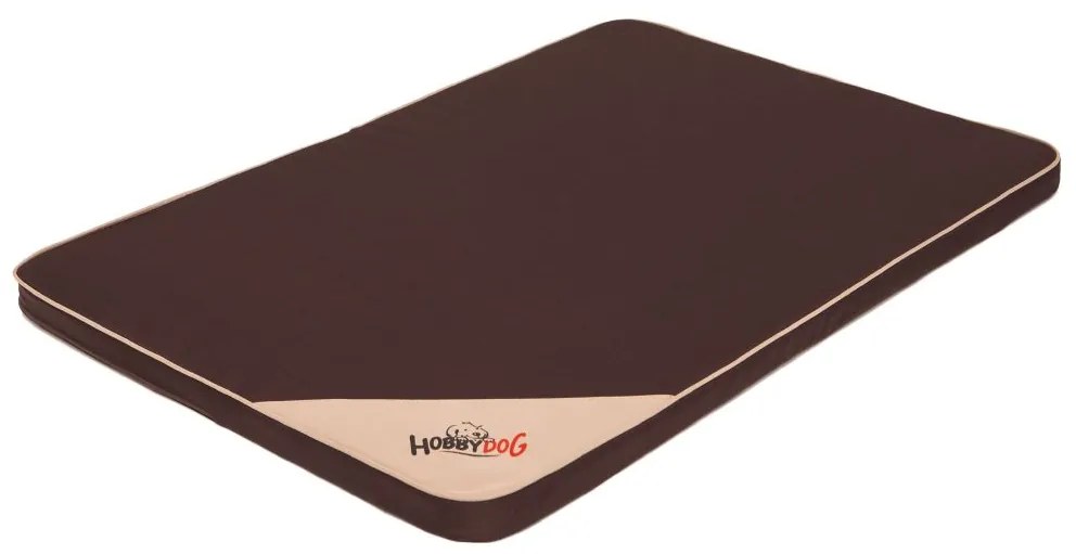 HobbyDog Matrace pro psa Light - tmavě hnědá VELIKOST: L - 100 x 67 x 3,5 cm