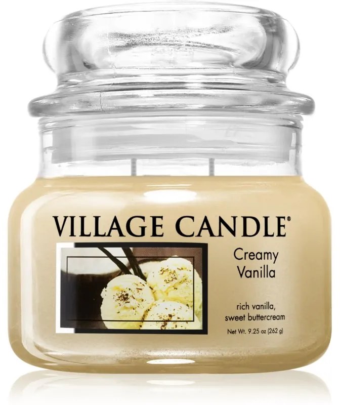 Village Candle Creamy Vanilla vonná svíčka 262 g