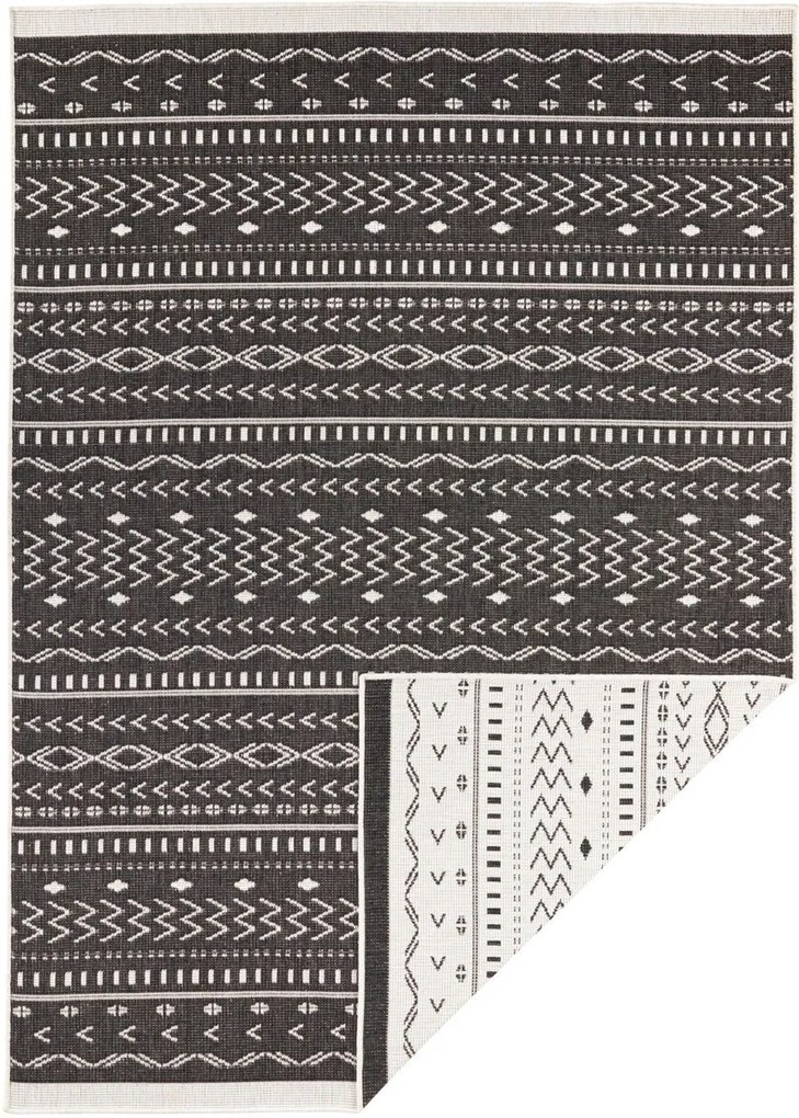 Bougari - Hanse Home koberce Kusový koberec Twin Supreme 103438 Kuba black creme Rozměr: 200x290