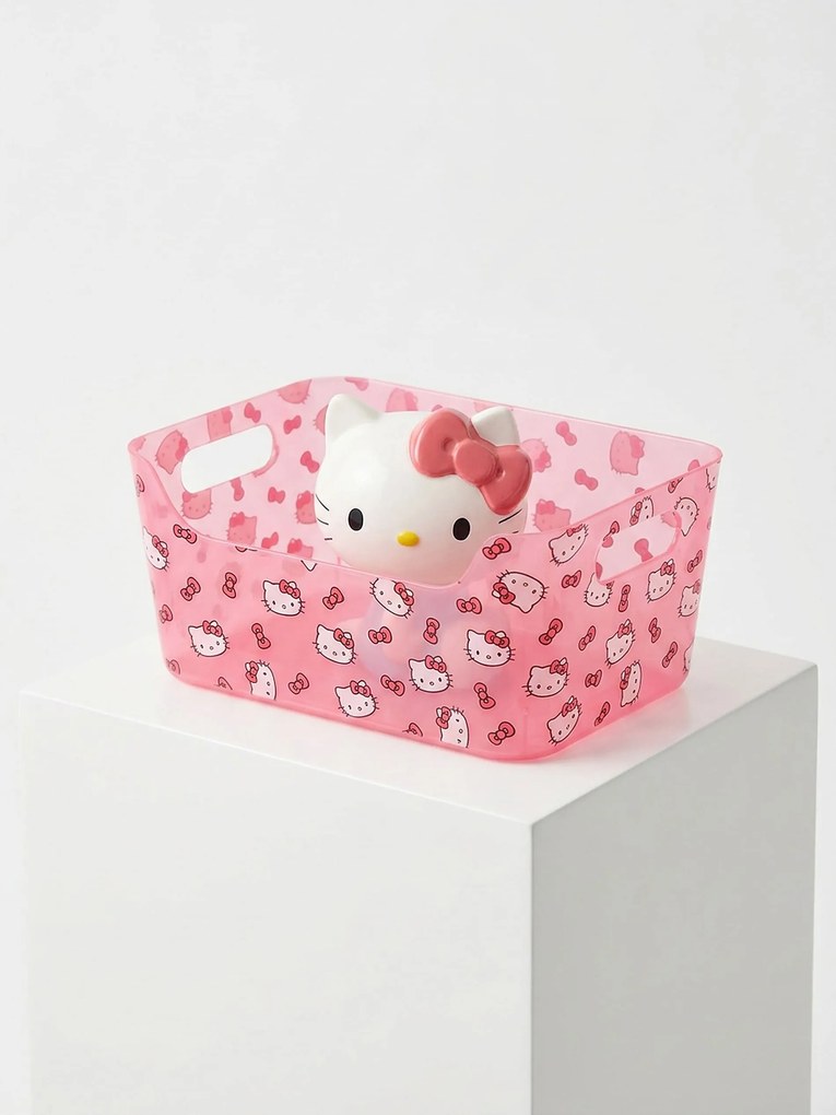 Sinsay - Plastový úložný box Hello Kitty - růžová