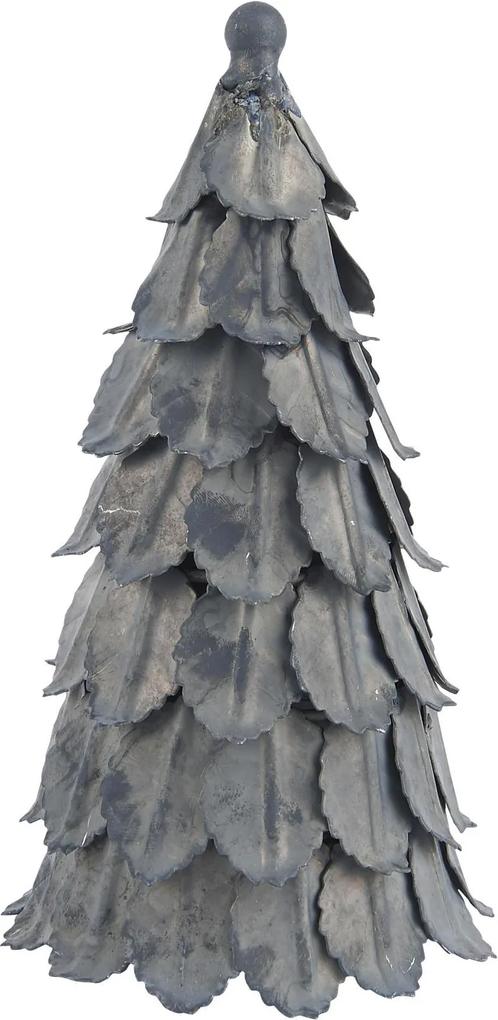 IB LAURSEN Dekorativní kovový stromeček Zinc 20 cm, šedá barva, kov