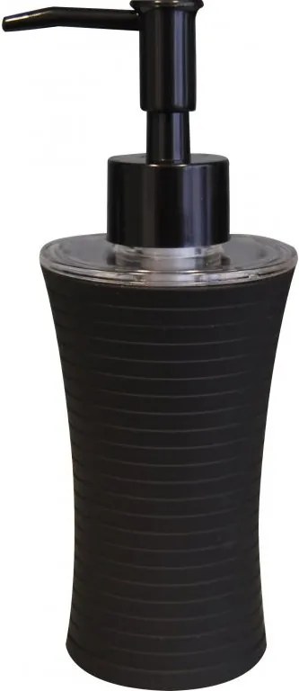 Grund TOWER - Dávkovač mýdla 7x7x18,5 cm, černý