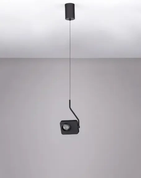 LED stmívatelné černé designové svítidlo Kedros