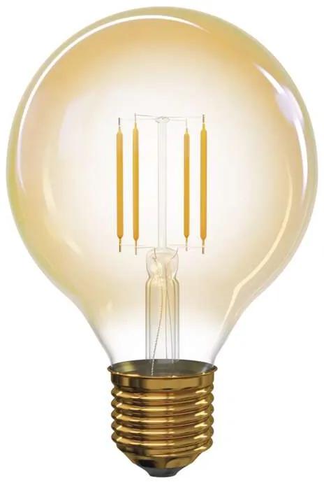Emos lighting LED žárovka Vintage G95 4W E27 teplá bílá+