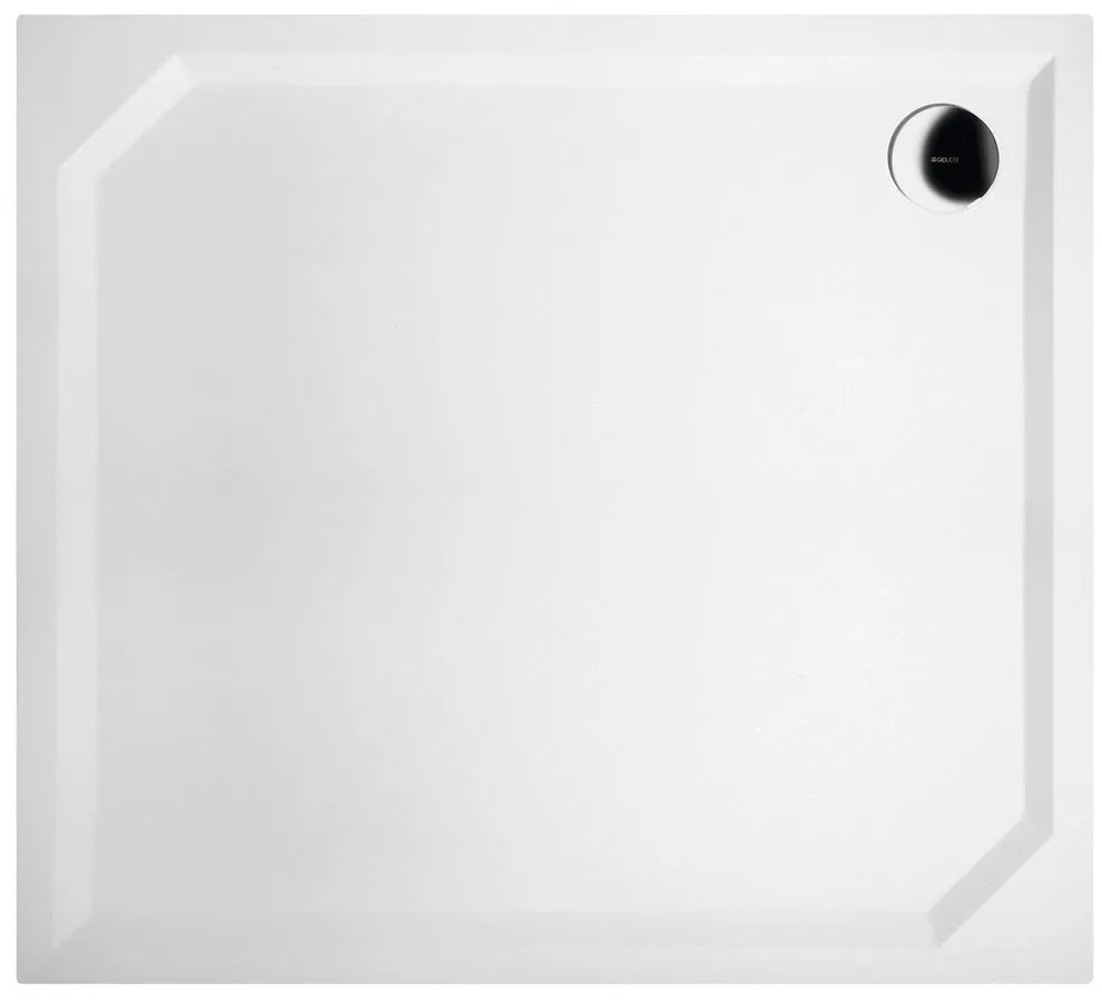GELCO - SARA sprchová vanička z litého mramoru, obdélník 100x90x4cm, hladká HS10090