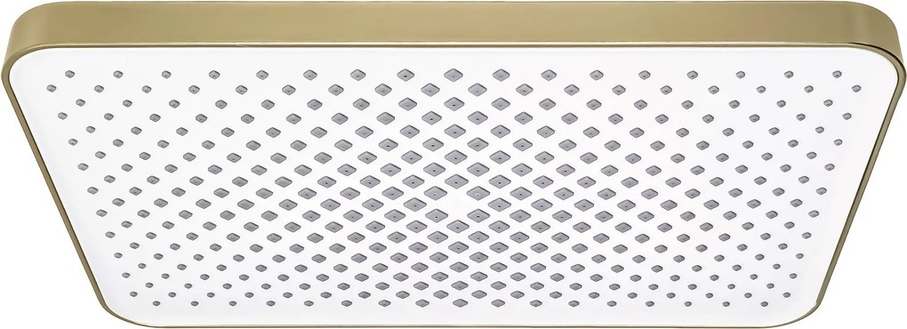 Rea, Obdélníková dešťová sprcha REA JS-032 Brushed Gold, REA-P0396