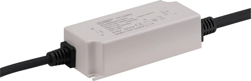 P 94272 Plug & Shine Power Supply IP67 30W 24V DC 94272 - PAULMANN