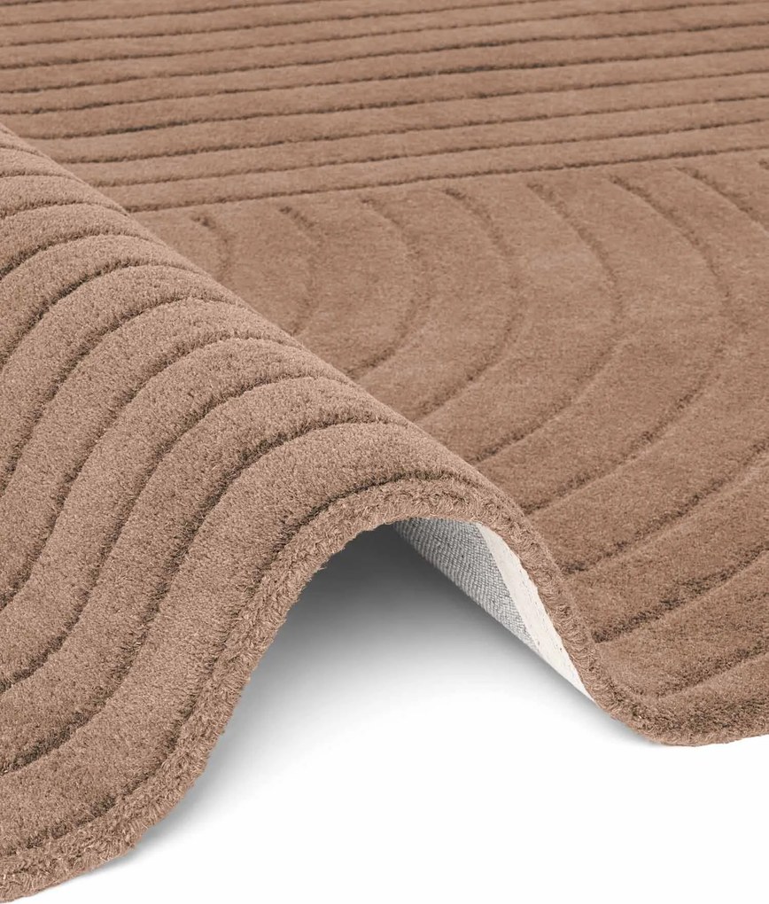 Vikosa, Kusový koberec Vikosa Arcura 106300 Brown, 200x300, hnědá, ložnice